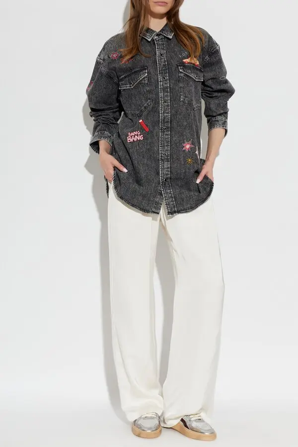 MOTHER Denim Shirt ‘the Exes And Ohs