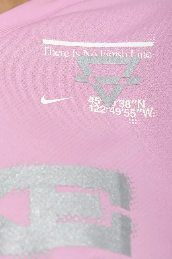 Nike Long Sleeve Technical T-shirt With Mesh Inserts