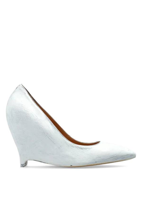 MAISON MARGIELA Leather Wedge Shoes