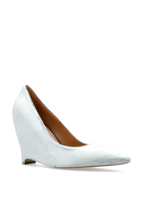 MAISON MARGIELA Leather Wedge Shoes