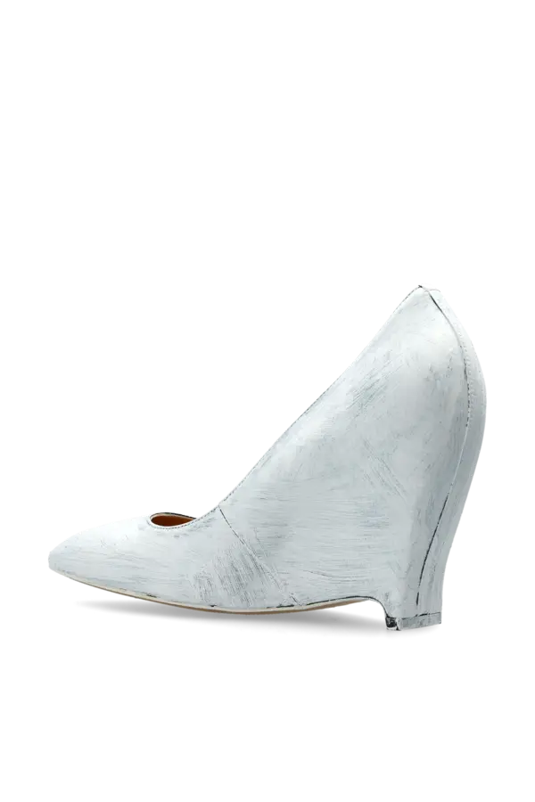 MAISON MARGIELA Leather Wedge Shoes