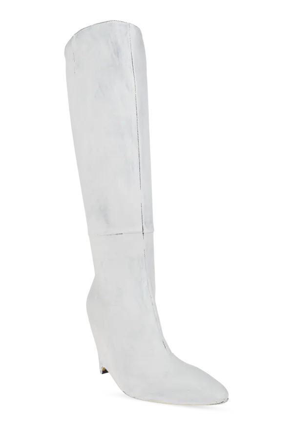 MAISON MARGIELA Leather Wedge Heel Boots