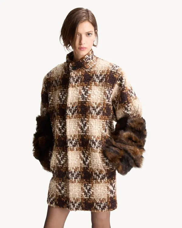 Saint Laurent Shearling Muffs