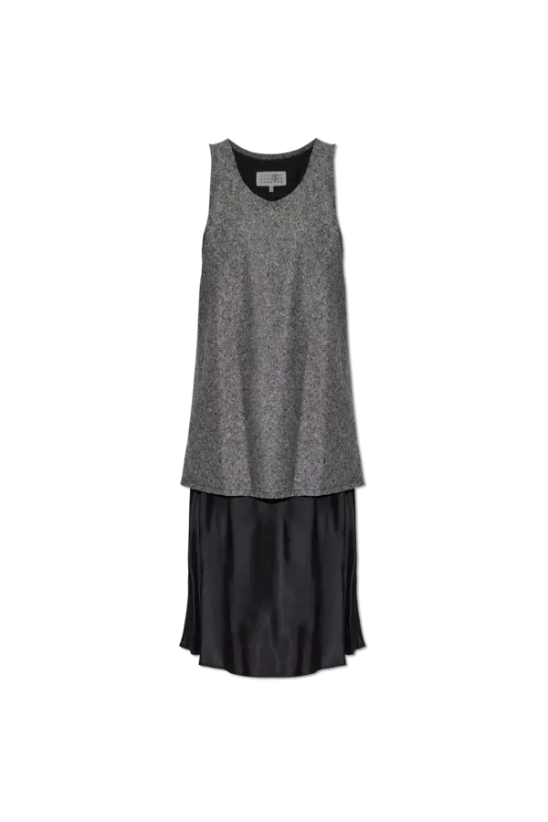 MAISON MARGIELA Dress Made Of Combined Materials - Grey