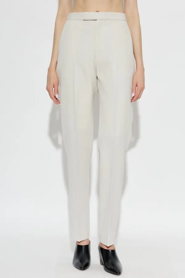 MAISON MARGIELA Wool Pleated Trousers