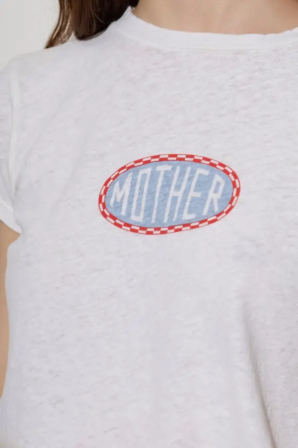 MOTHER Cotton T-shirt ‘the Lil Sinful - White