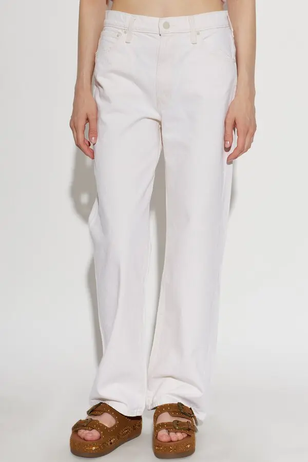 MOTHER The Dodger Skimp Jeans - Cream