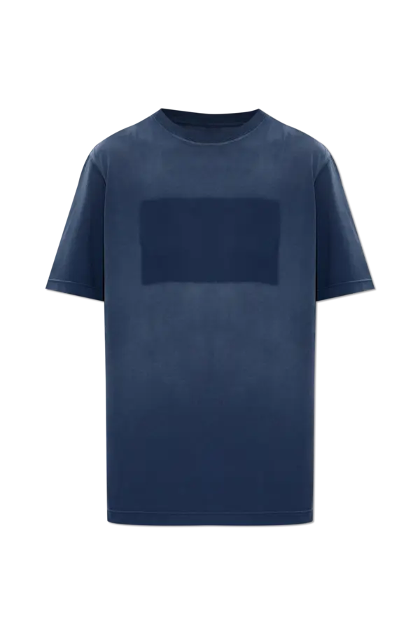MAISON MARGIELA T-shirt With Print - Navy Blue