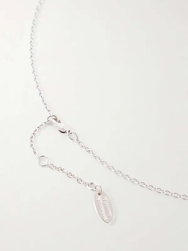 VIVIENNE WESTWOOD Aleksa Orb-detailed Pearl-effect Necklace