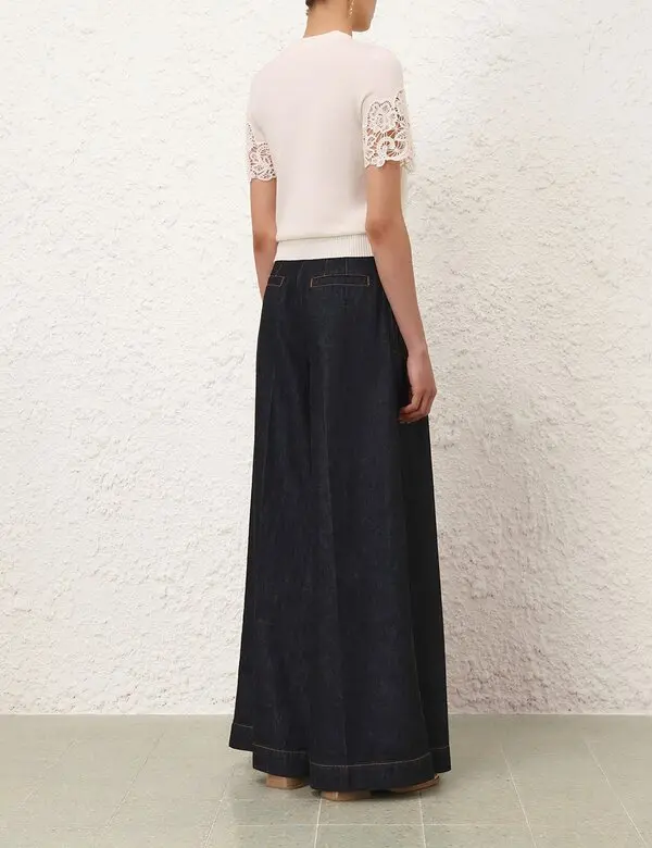 Zimmermann Valiant Merino Lace Tee