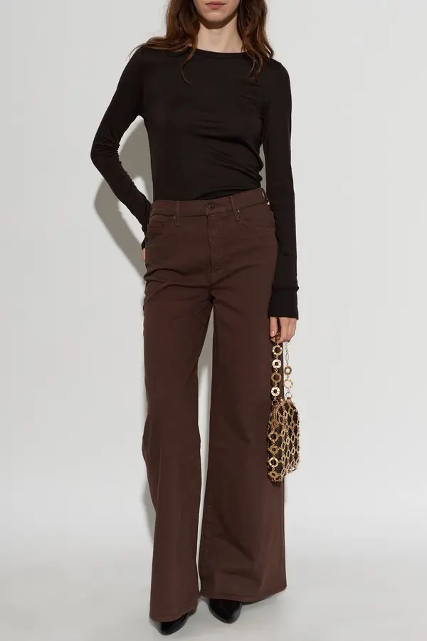 MOTHER The Undercover Sneak Jeans - Brown