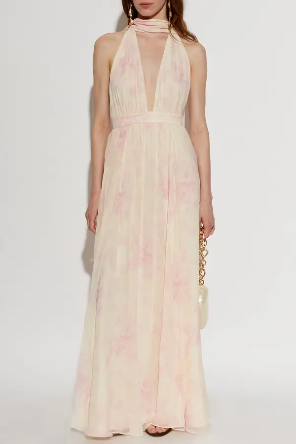 LoveShackFancy Silk Dress ‘lilah - Yellow