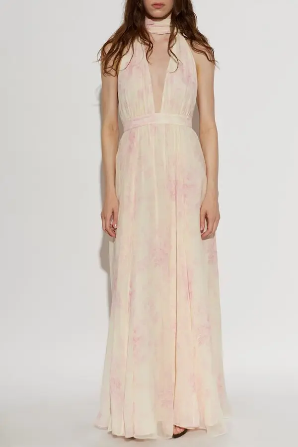 LoveShackFancy Silk Dress ‘lilah - Yellow