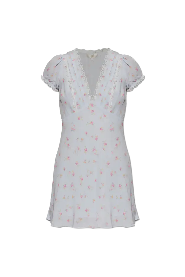 LoveShackFancy Short Dress ‘yasmin - Blue