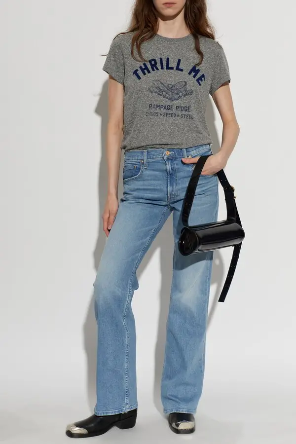 MOTHER The Bookie Sneak Jeans