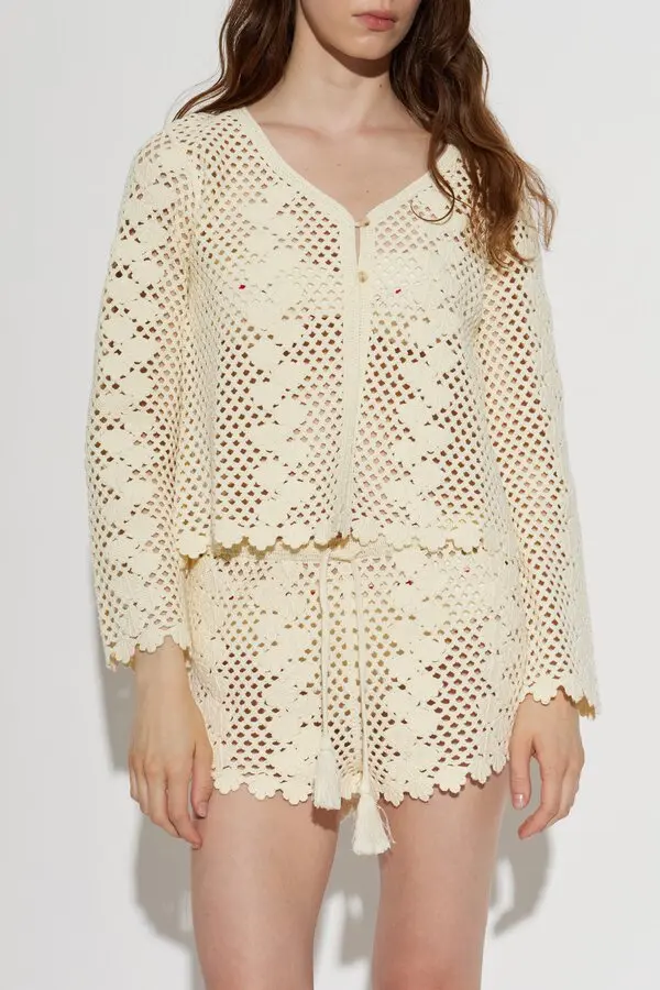 Posse Saskia Cotton Crochet Cardigan