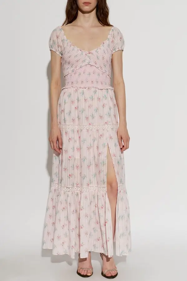 LoveShackFancy Cotton Dress ‘amandla - Pink