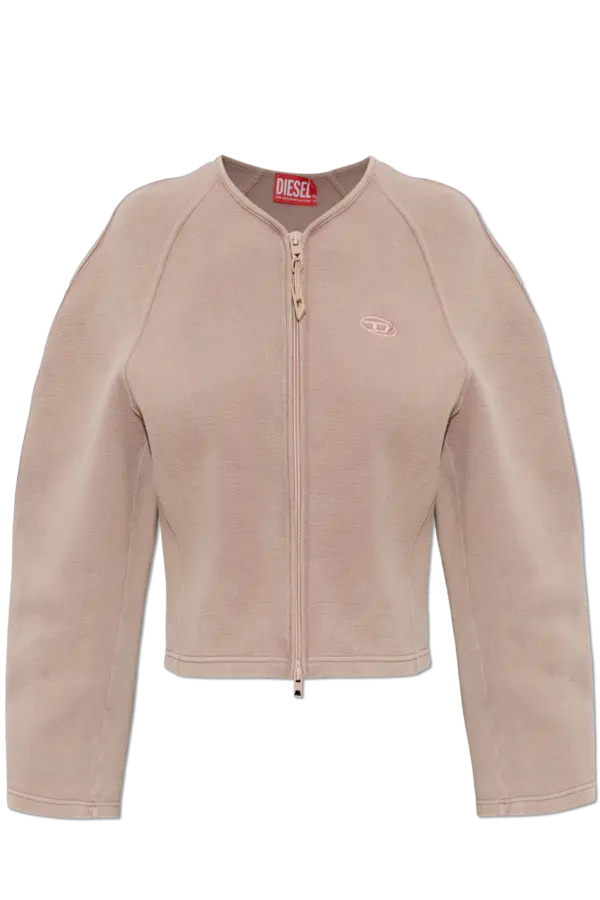 DIESEL® Cotton 'g-hava' Jacket With Embroidered Logo
