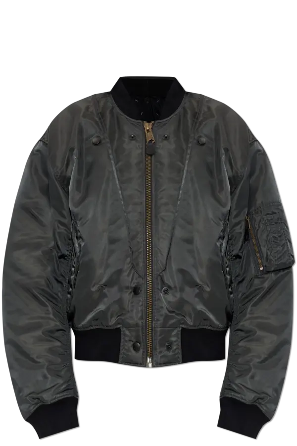 MAISON MARGIELA Reversible Quilted Bomber Jacket - Grey