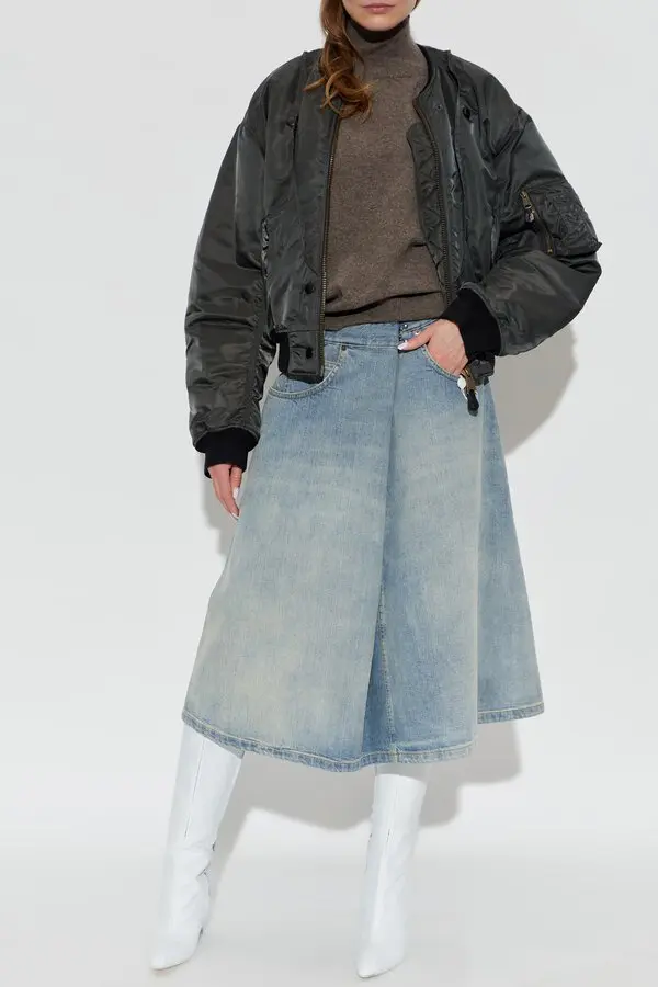 MAISON MARGIELA Reversible Quilted Bomber Jacket - Grey