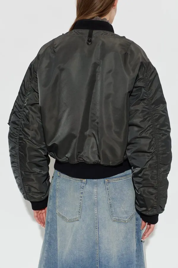 MAISON MARGIELA Reversible Quilted Bomber Jacket - Grey