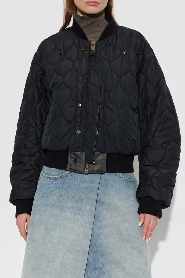 MAISON MARGIELA Reversible Quilted Bomber Jacket - Grey