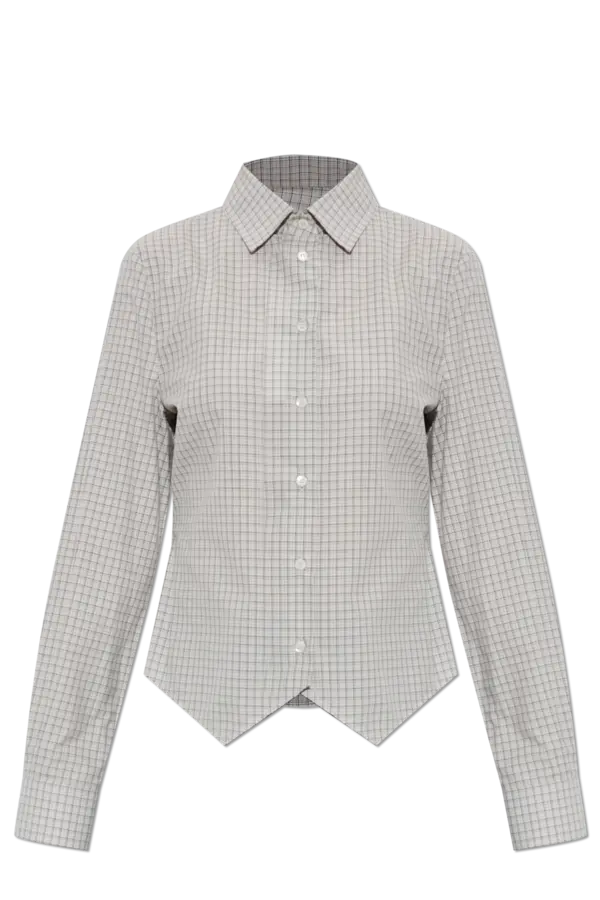 MAISON MARGIELA Checked Shirt - Grey