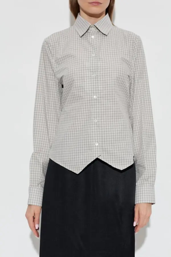 MAISON MARGIELA Checked Shirt - Grey