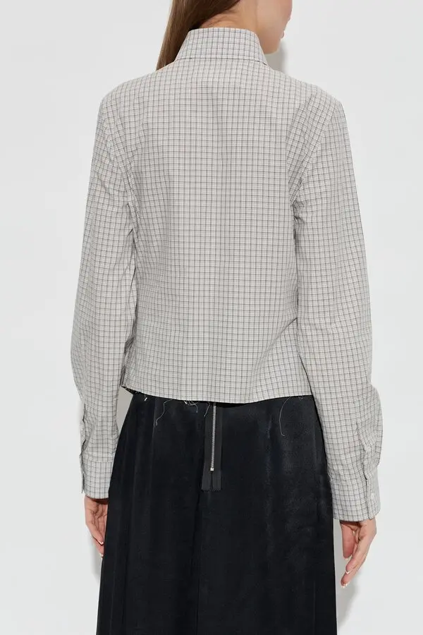MAISON MARGIELA Checked Shirt - Grey