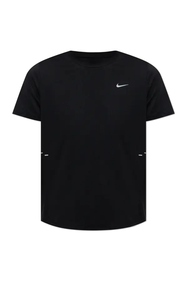 Nike Swoosh" Logo Technical T-shirt - Black