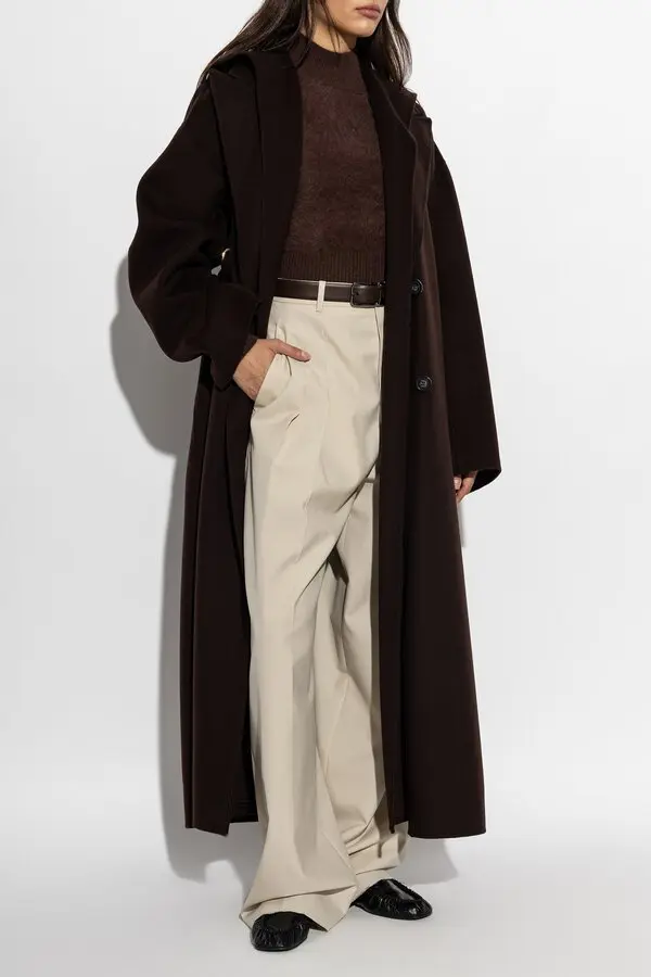 Sportmax Wool Coat ‘olmo - Brown