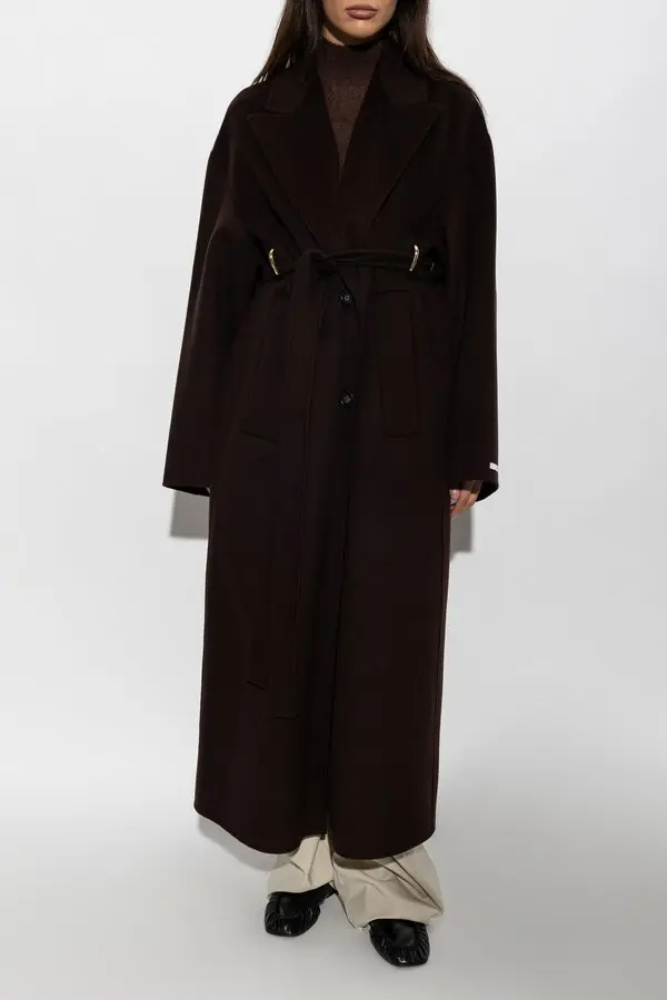 Sportmax Wool Coat ‘olmo - Brown