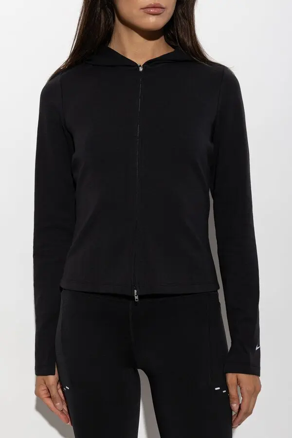 Nike Full Zip Hoodie With Embroidered Logo
