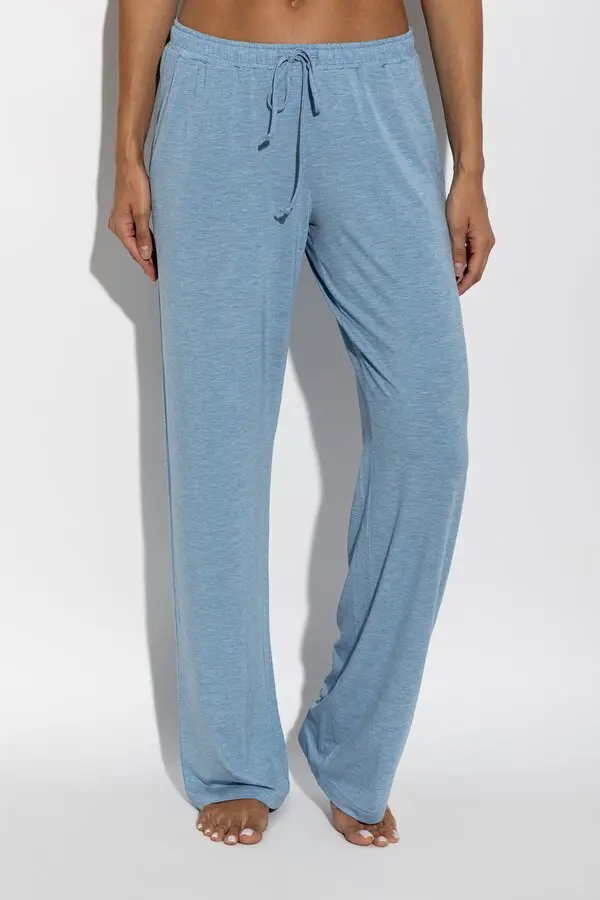 Hanro Long Trousers ‘natural Elegance - Blue