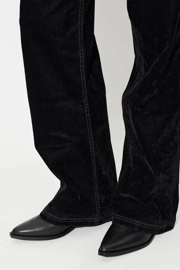 Amiri Leather Heeled Ankle Boots ‘ma Pointy