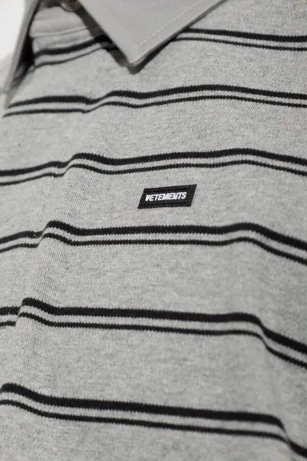 Vetements Long Sleeve Polo