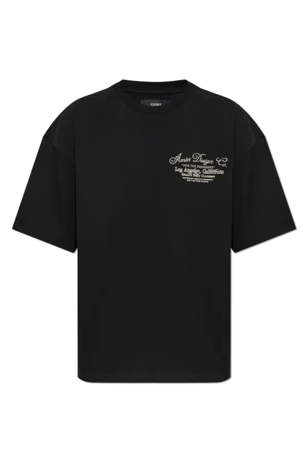 Amiri T-shirt With Logo - Black