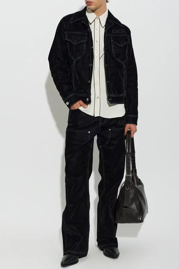Amiri Shirt With Decorative Stitching