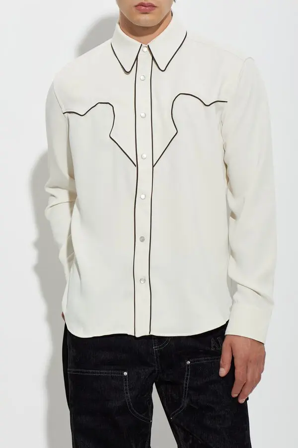 Amiri Shirt With Decorative Stitching