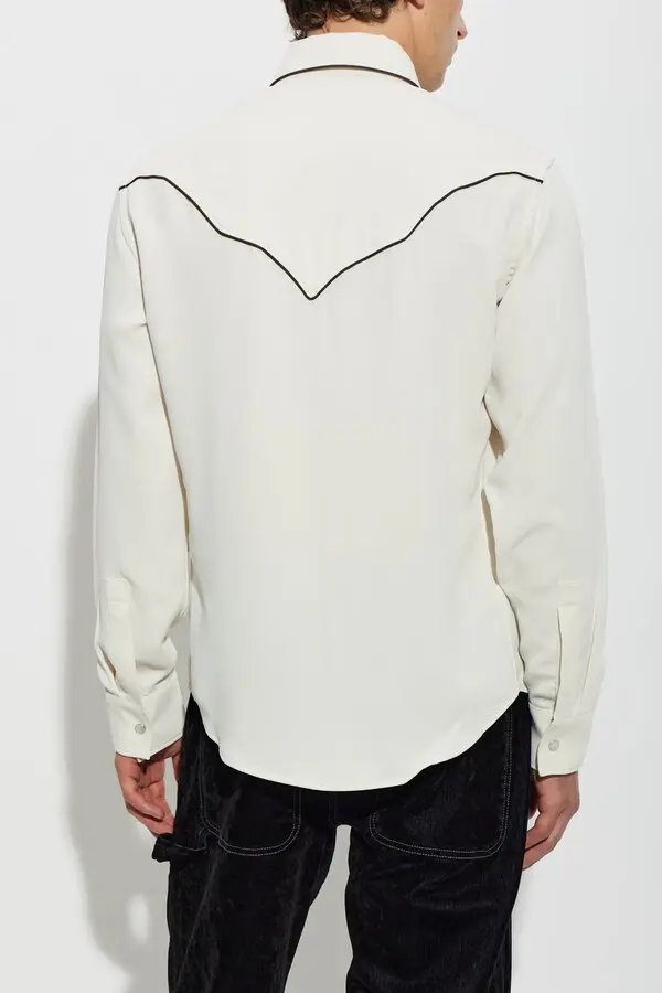 Amiri Shirt With Decorative Stitching