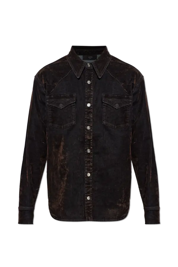 Amiri Denim Shirt - Brown