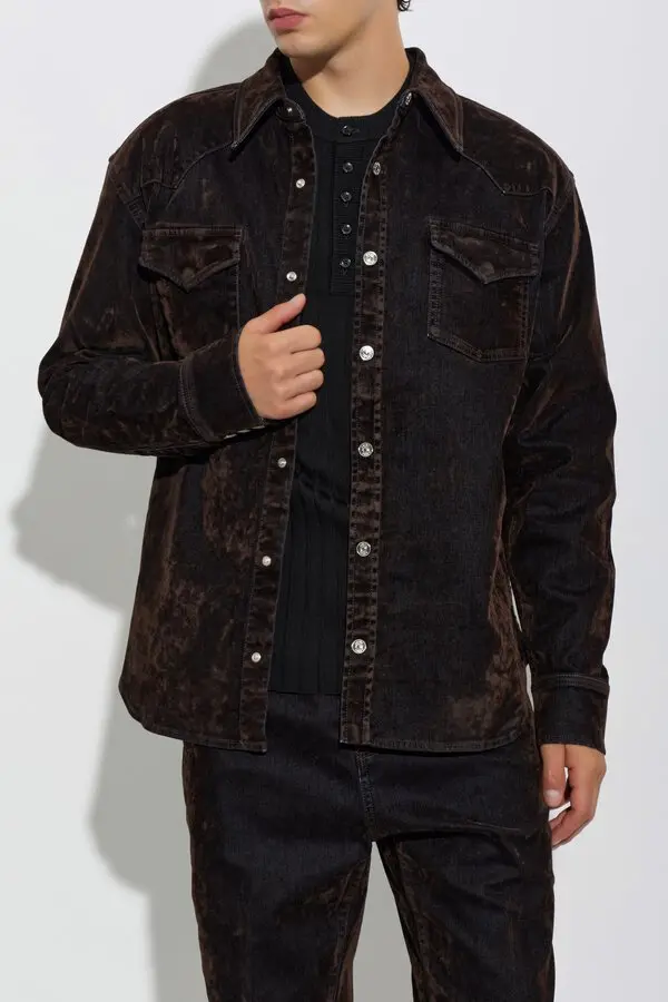Amiri Denim Shirt - Brown