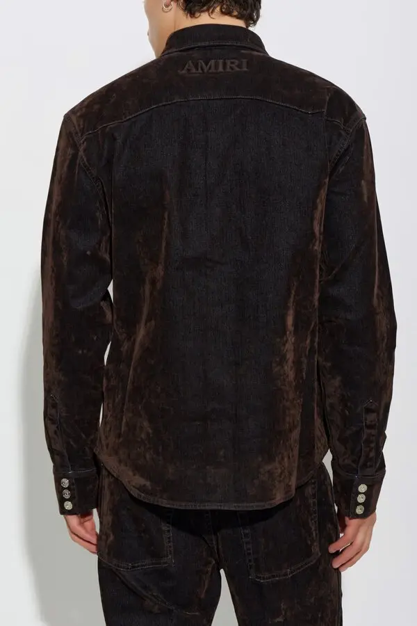 Amiri Denim Shirt - Brown