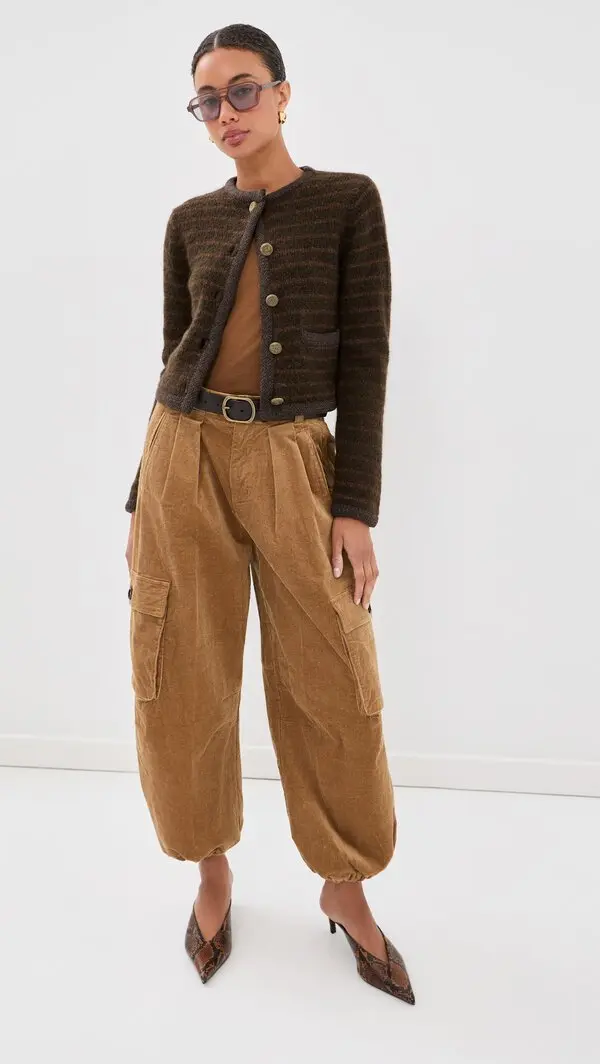 Altuzarra Striped Alpaca Blend Knit Jacket
