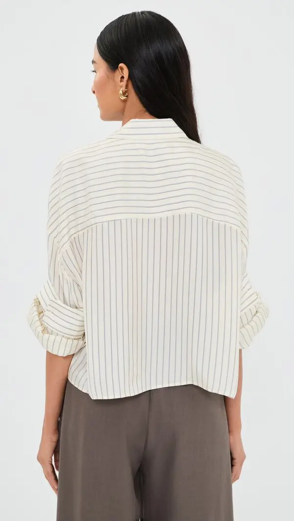 TWP Striped Silk Twill Shirt