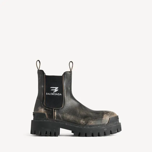 Balenciaga Strike Chelsea Boot - Black