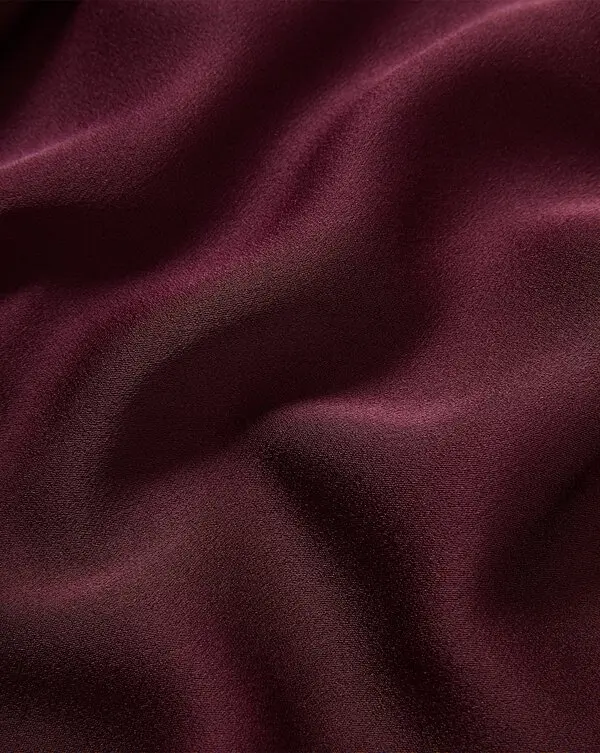 Veronica Beard Radford Asymmetrical Top - Raisin