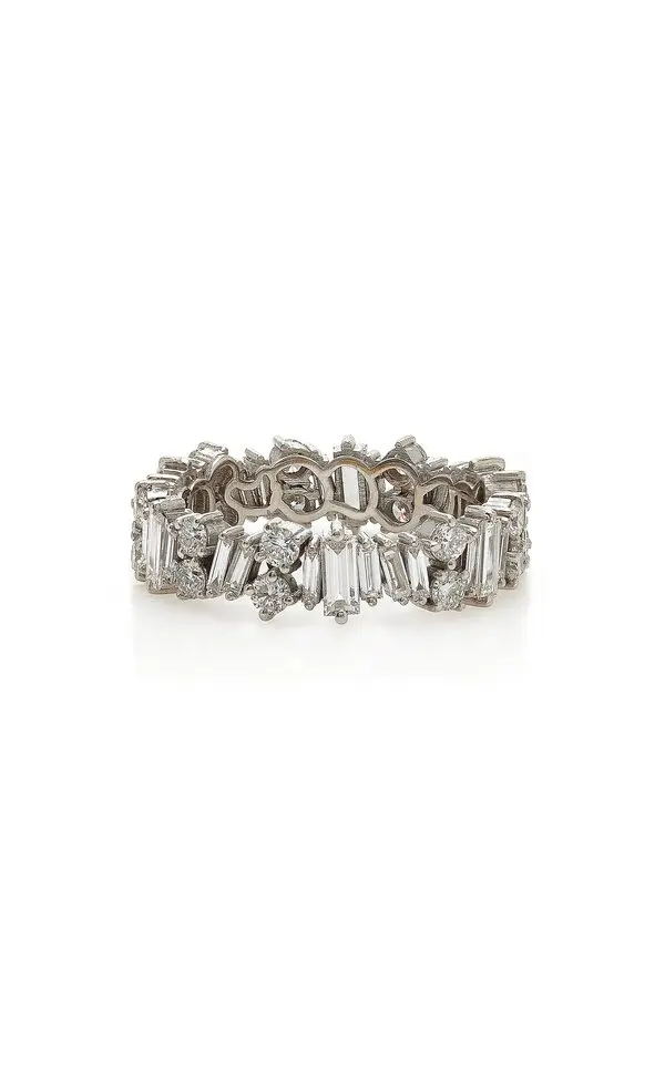 SUZANNE KALAN Classic Eternity 18k Gold Diamond Ring