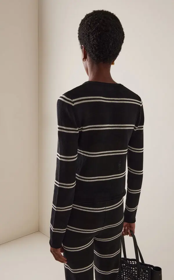 ZULU & ZEPHYR Striped Knit Cardigan