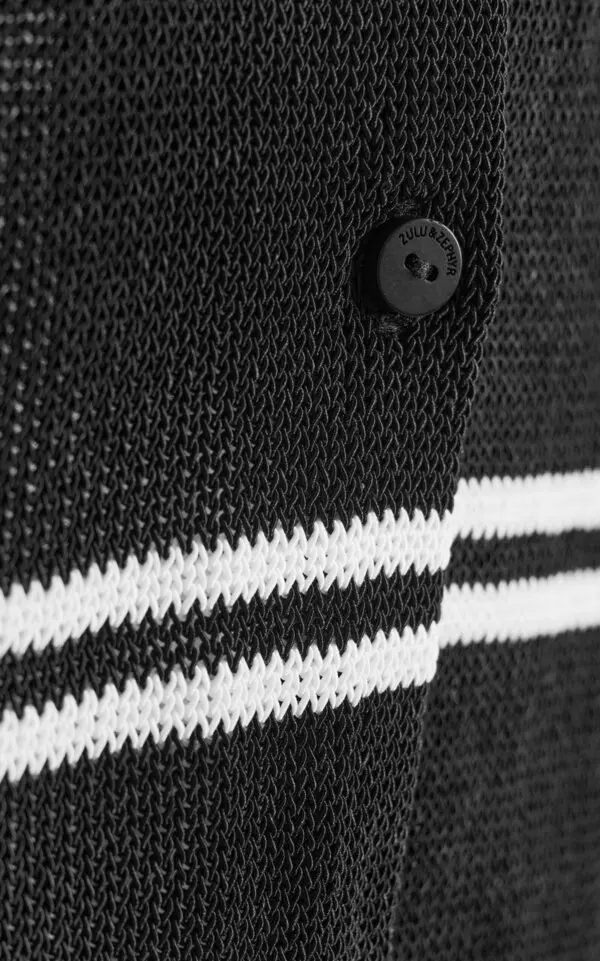 ZULU & ZEPHYR Striped Knit Cardigan